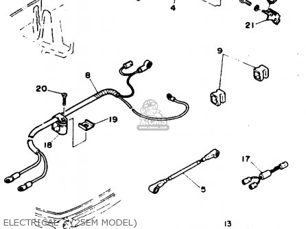 Yamaha C25E (EM)P 1990 parts lists and schematics