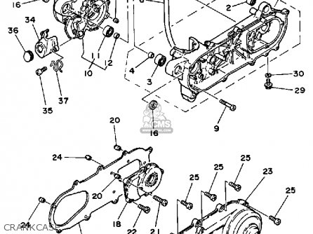 Yamaha Yamaha CA50K 1983 RIVA parts lists and schematics