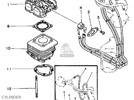 Yamaha Yamaha CA50K 1983 RIVA parts lists and schematics