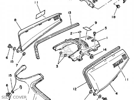 Yamaha Yamaha CA50K 1983 RIVA parts lists and schematics