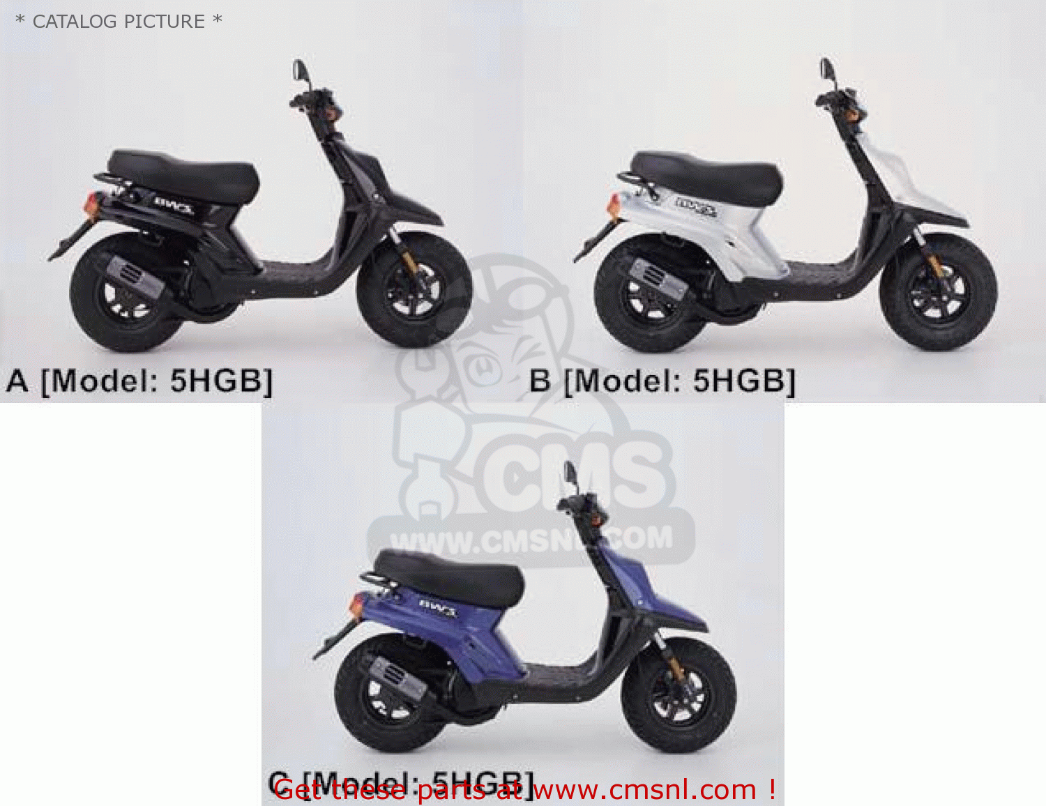 Yamaha CW50 2002 5HGB FRANCE 1A5HG-300S3 * CATALOG PICTURE * - buy ...