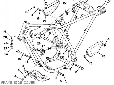 Yamaha DT100 1976 USA parts lists and schematics