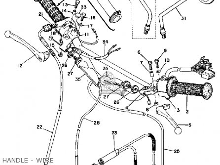 Yamaha DT125 1975 USA parts lists and schematics