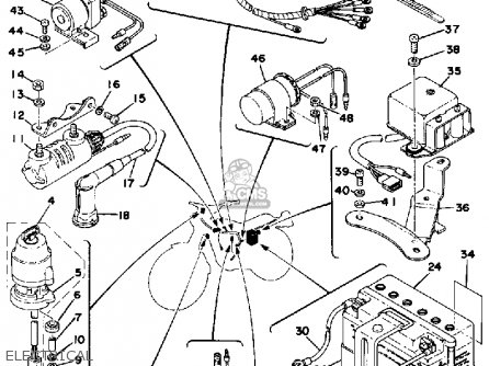 Yamaha DT125 1976 USA parts lists and schematics
