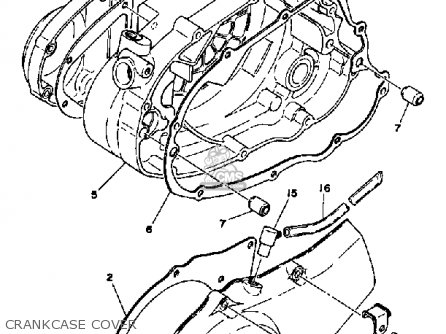 Yamaha DT125 1979 USA parts lists and schematics