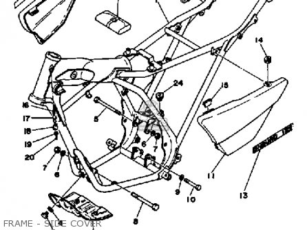 Yamaha Yamaha DT125 1979 USA parts lists and schematics