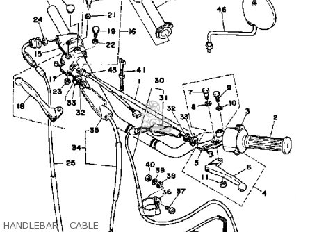 Yamaha Yamaha DT125 1979 USA parts lists and schematics
