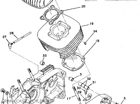 Yamaha DT175 1974 USA parts lists and schematics