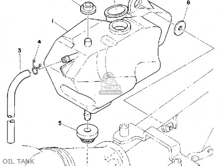 Yamaha DT175 1980 (A) USA parts lists and schematics