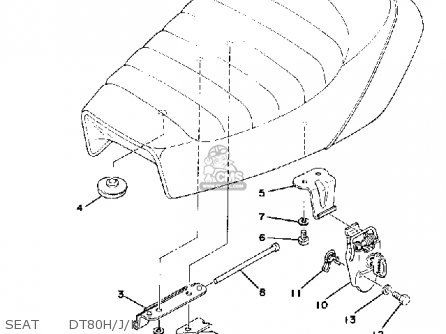 Yamaha DT80 1981 (B) USA parts lists and schematics