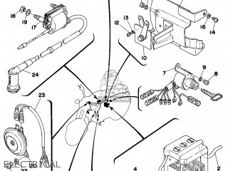 Yamaha FS1E 1975 CANARIAN ISLANDS TYPE 394 parts lists and schematics