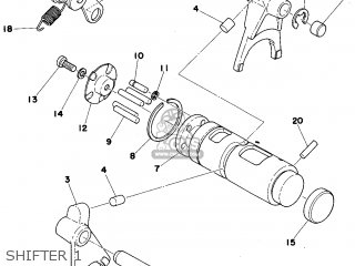 Yamaha FS1E 1975 ENGLAND TYPE 394 parts lists and schematics