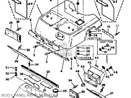 Yamaha G1-A G1-A1 GOLF CAR 1979-1980 parts lists and schematics