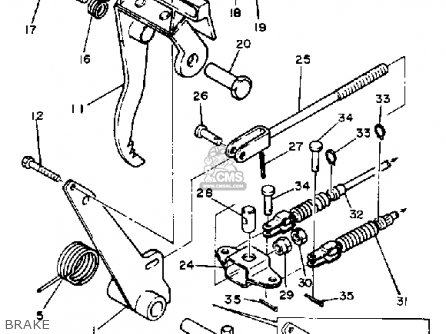 Yamaha G1-A G1-A1 GOLF CAR 1979-1980 parts lists and schematics