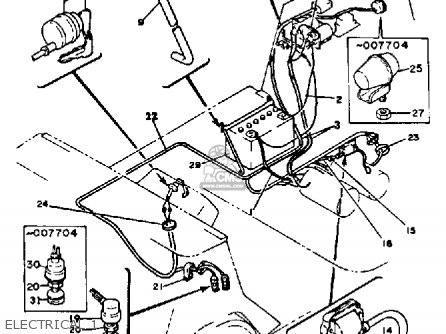 Yamaha G1-A G1-A1 GOLF CAR 1979-1980 parts lists and schematics