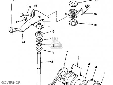 Yamaha G1-A3 GOLF CAR 1982 parts lists and schematics