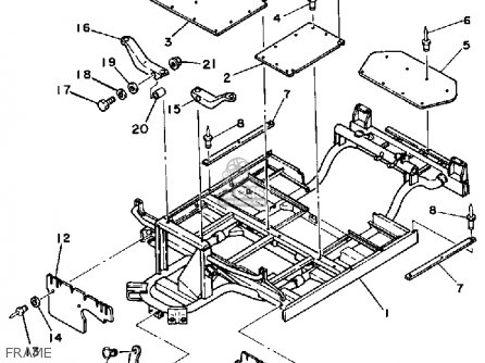 Yamaha G1-E3 GOLF CAR 1982 parts lists and schematics