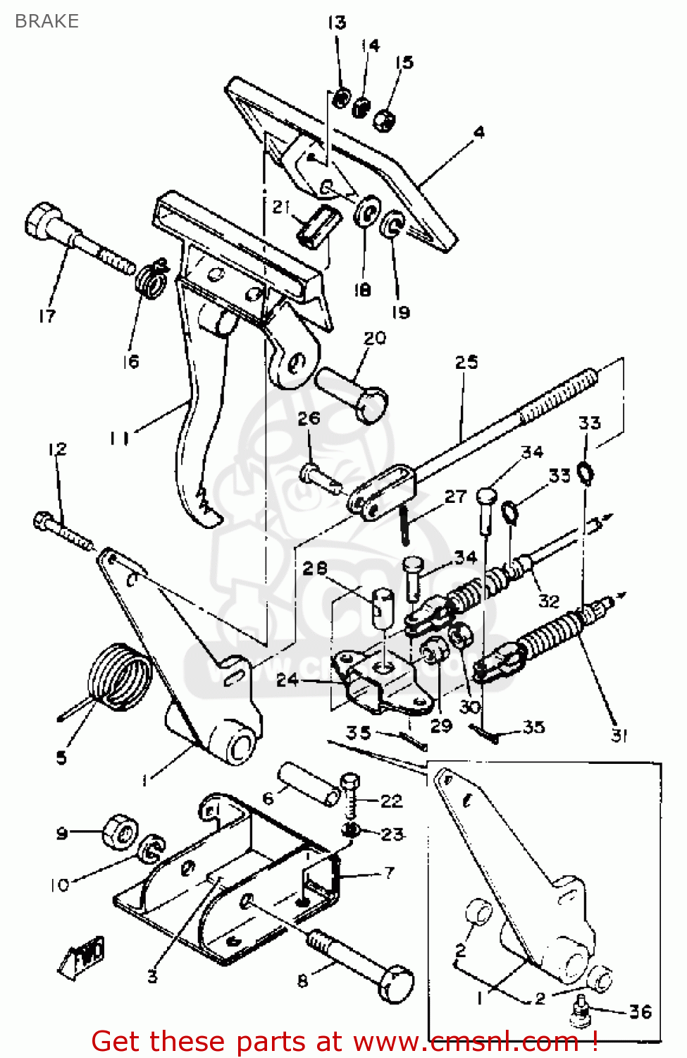 Yamaha G1-A G1-A1 GOLF CAR 1979-1980 parts lists and schematics