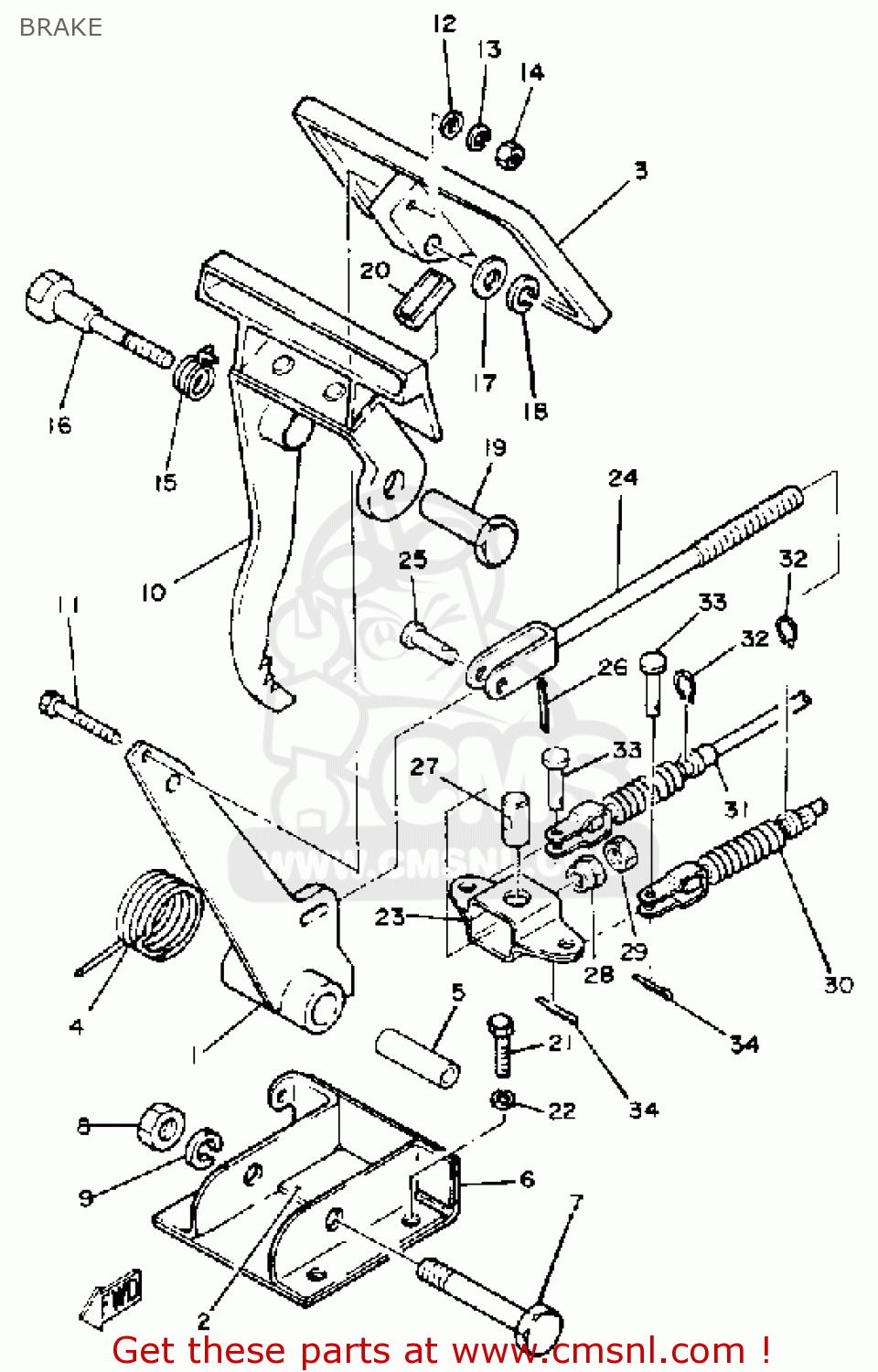 Yamaha G1-A2 GOLF CAR 1981 parts lists and schematics