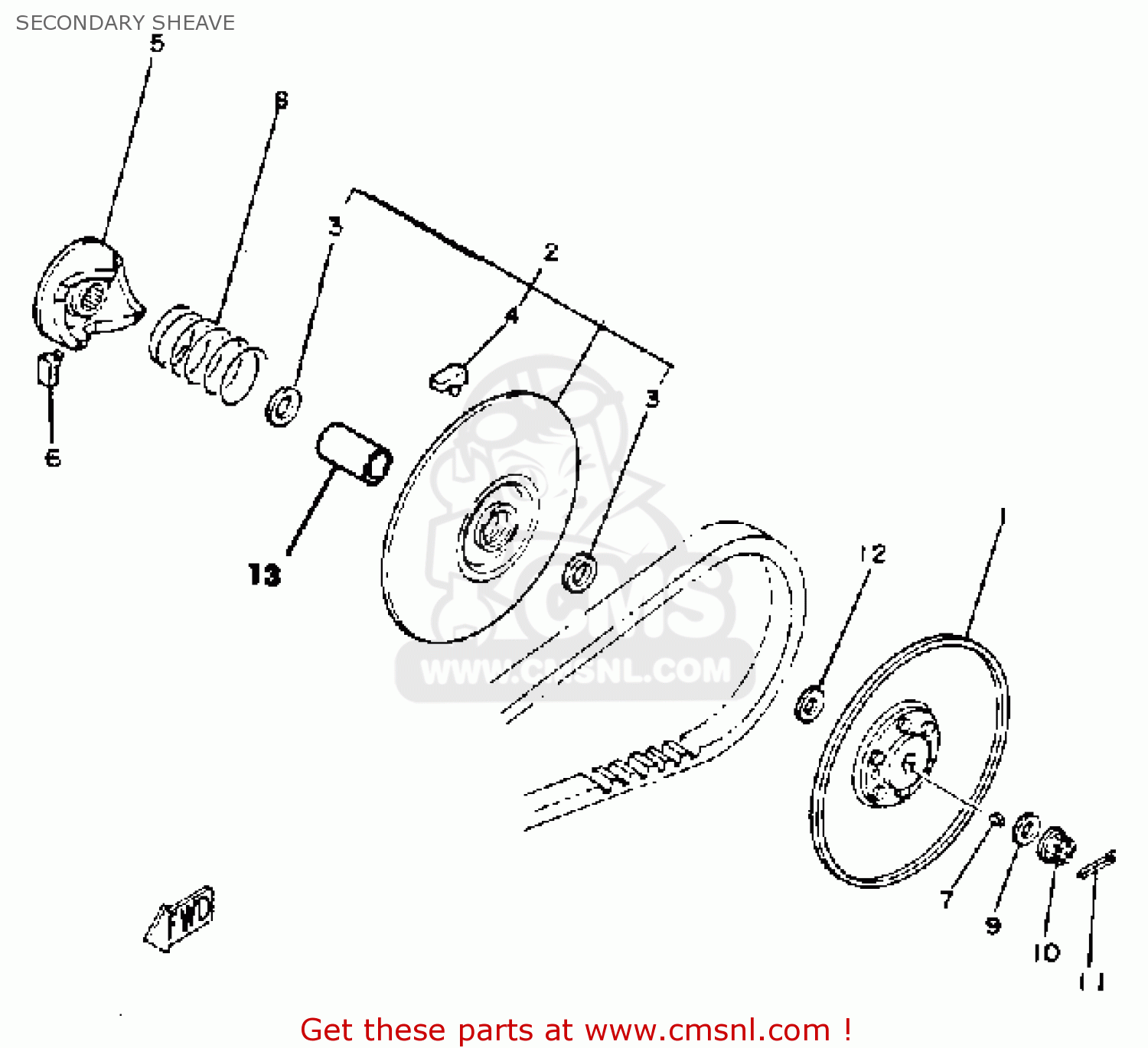 Yamaha G1-A3 GOLF CAR 1982 parts lists and schematics