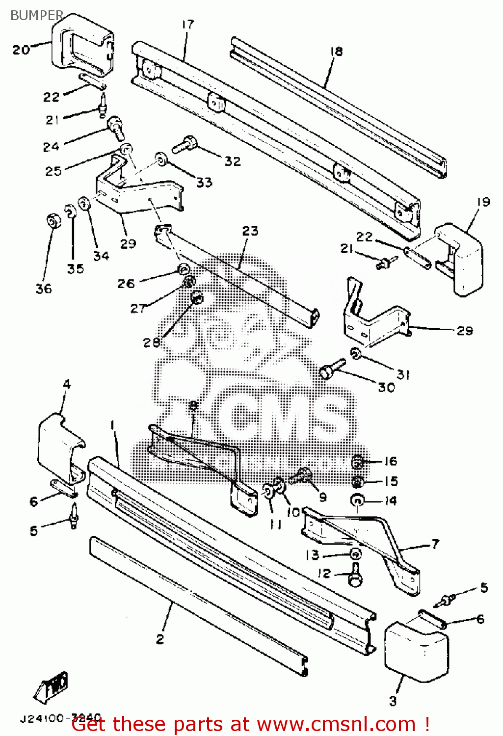 Yamaha Yamaha G1-AM GOLF CAR 1985-1986 parts lists and schematics