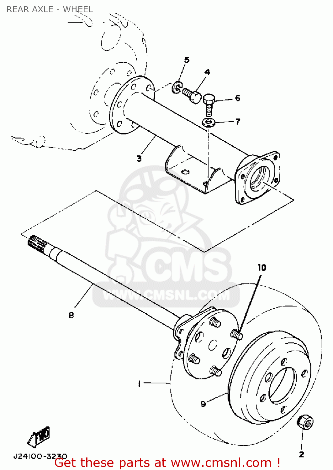 Yamaha Yamaha G1-AM GOLF CAR 1985-1986 parts lists and schematics