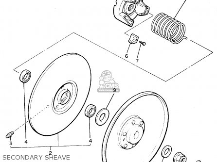 Yamaha G9-AK GOLF CAR 1994 parts lists and schematics