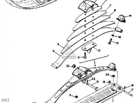 Yamaha GP338 1973 parts lists and schematics
