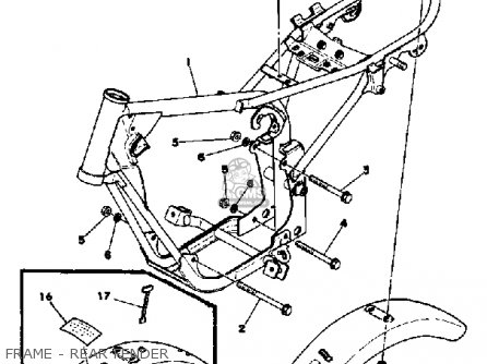 Yamaha GT80 1980 USA parts lists and schematics