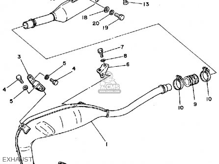 Yamaha Yamaha IT125 1980 (A) USA parts lists and schematics