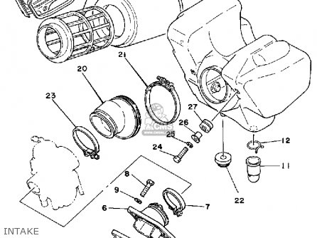 Yamaha IT125 1981 (B) USA parts lists and schematics