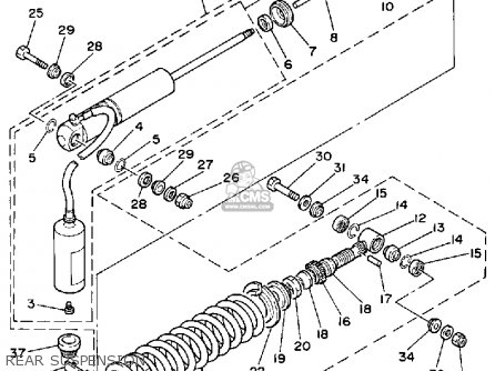 Yamaha Yamaha IT200 1984 (E) USA CANADA parts lists and schematics