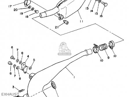 Yamaha IT250 1981 (B) USA parts lists and schematics