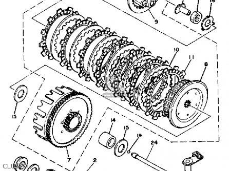 Yamaha Yamaha IT465 1982 (C) USA parts lists and schematics