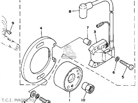 Yamaha KT100P (ENGINE) parts lists and schematics