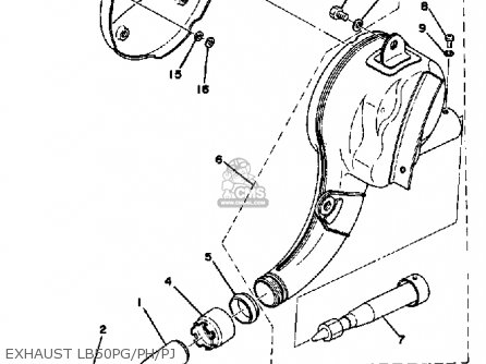 Yamaha LB50PG CHAPPY 1980-1982 parts lists and schematics