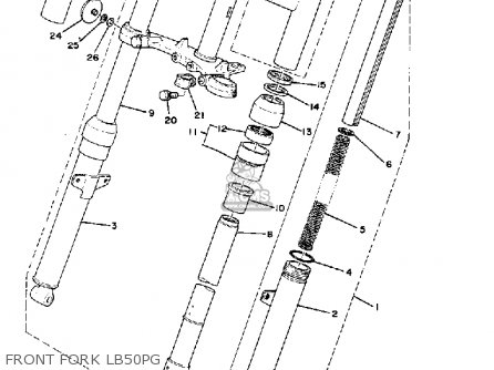 Yamaha LB50PG CHAPPY 1980-1982 parts lists and schematics