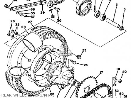 Yamaha LB50PG CHAPPY 1980-1982 parts lists and schematics