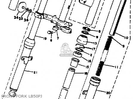 Yamaha LB50PJ CHAPPY 1980-1982 parts lists and schematics