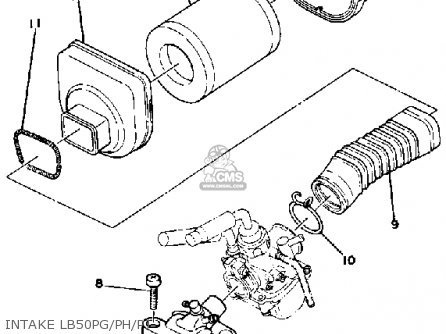 Yamaha LB50PJ CHAPPY 1980-1982 parts lists and schematics