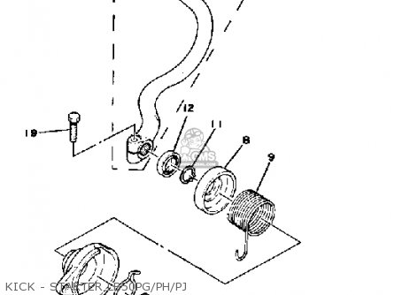 Yamaha LB50PJ CHAPPY 1980-1982 parts lists and schematics