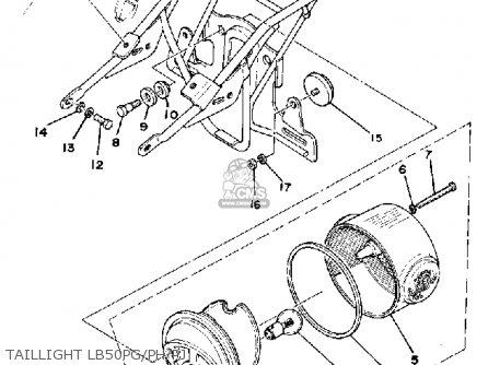 Yamaha LB50PJ CHAPPY 1980-1982 parts lists and schematics
