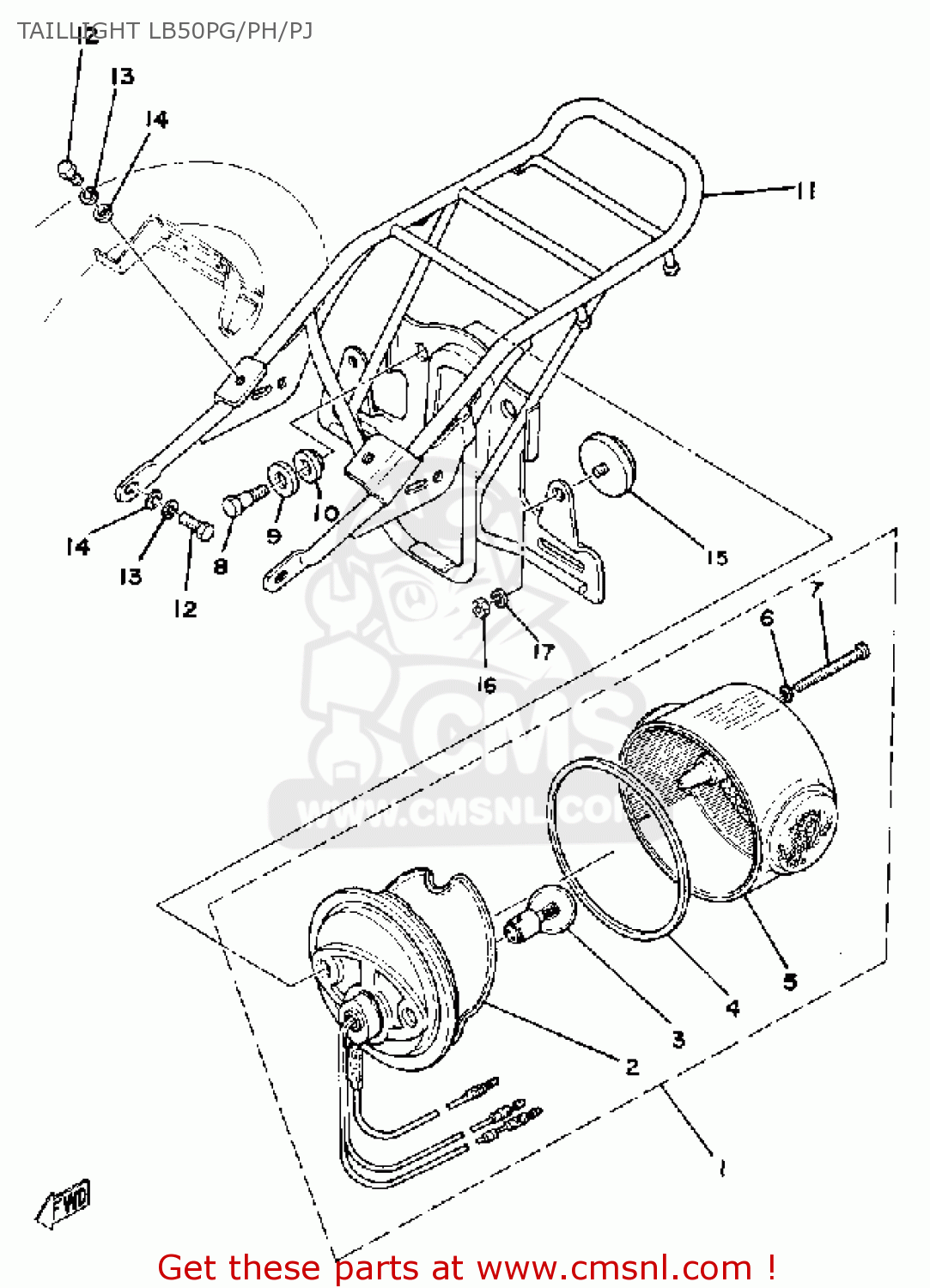 Yamaha LB50PJ CHAPPY 1980-1982 parts lists and schematics