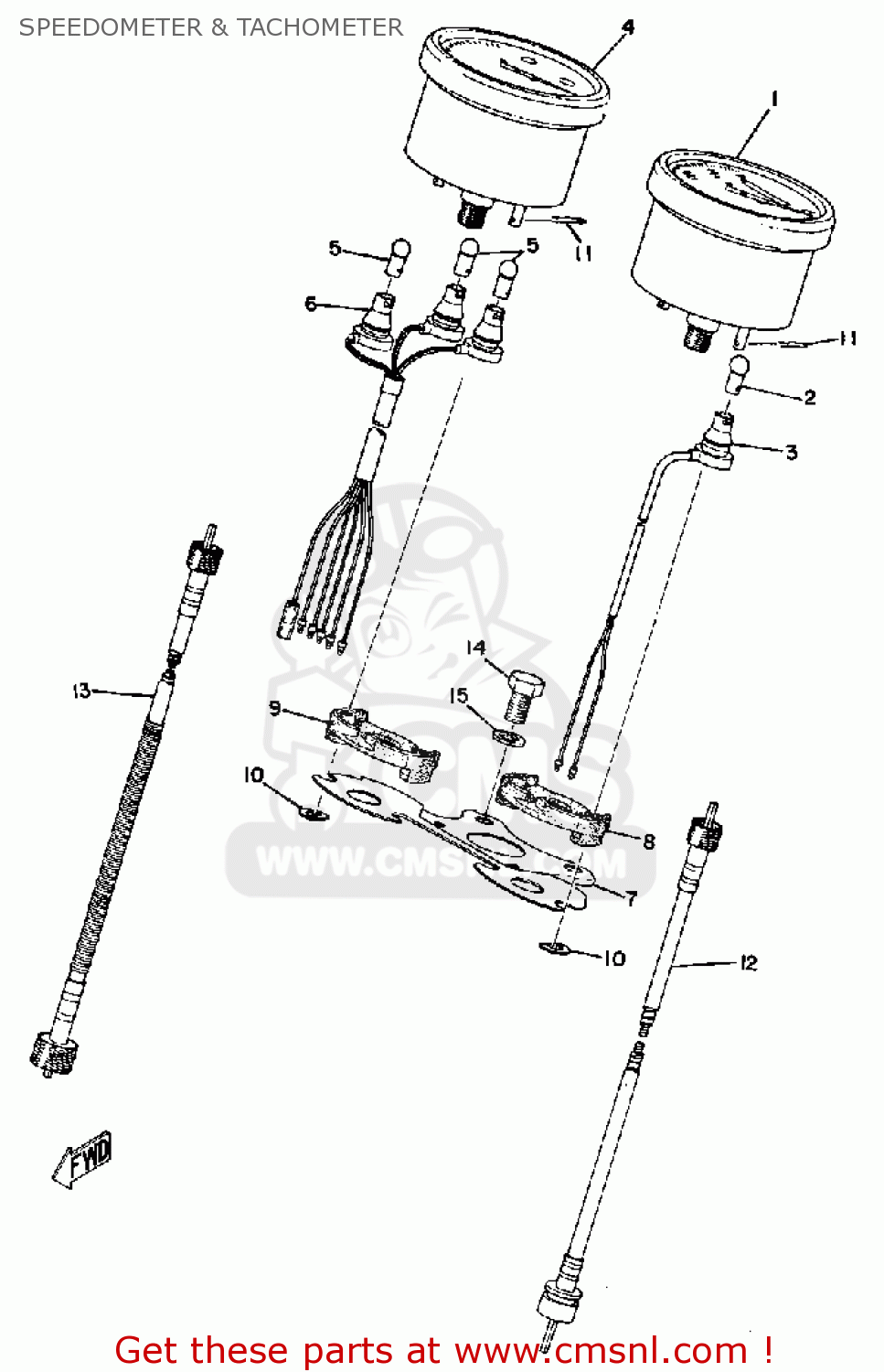 Yamaha Yamaha LS2 1972 USA parts lists and schematics