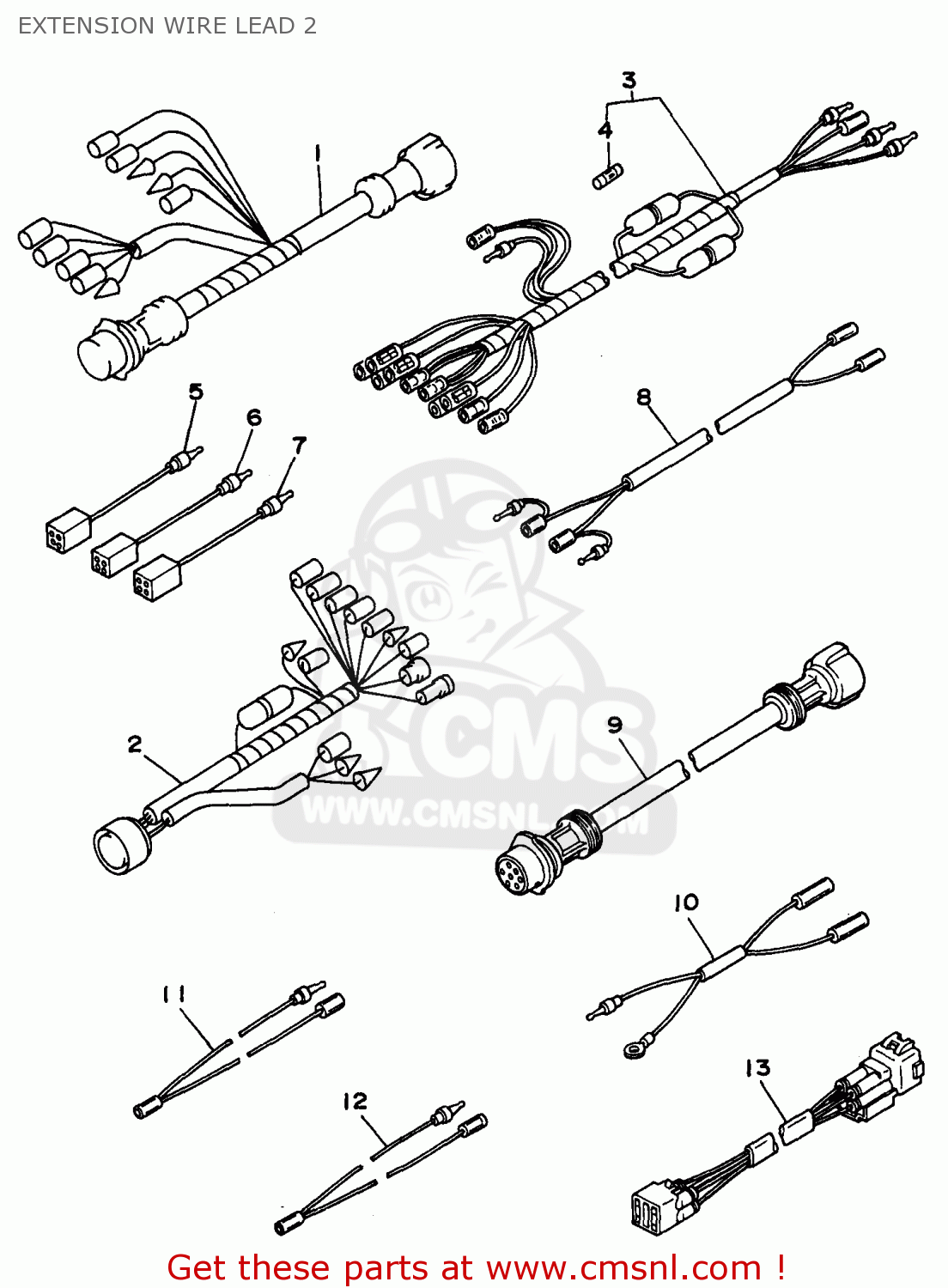 Yamaha OUTBOARD RIGGING 1994-1996 parts lists and schematics