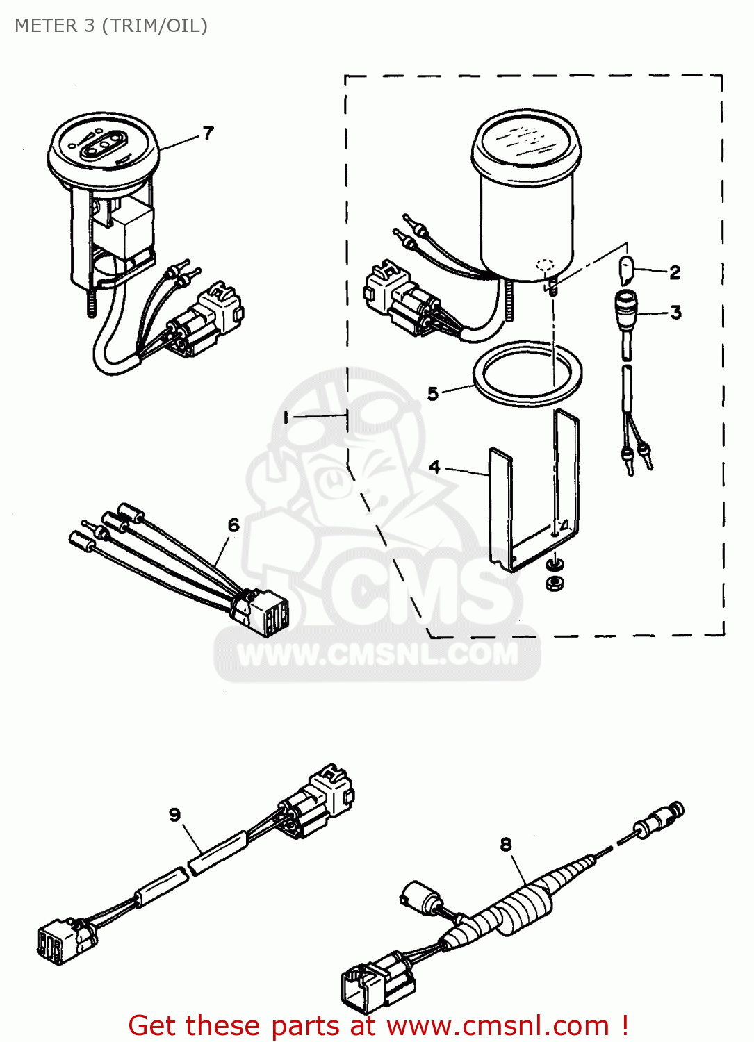 Yamaha OUTBOARD RIGGING 1994-1996 parts lists and schematics