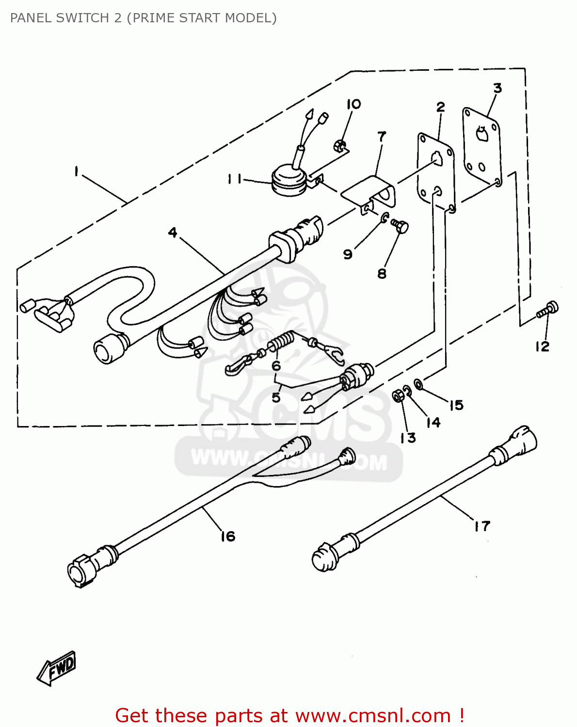 Yamaha OUTBOARD RIGGING 1994-1996 parts lists and schematics