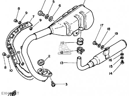 Yamaha Yamaha PW50 1986 (G) USA parts lists and schematics