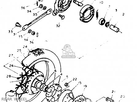 Yamaha PW80 1993 (P) USA parts lists and schematics