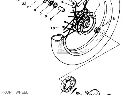 Yamaha Yamaha PW80 1994 (R) USA CANADA parts lists and schematics
